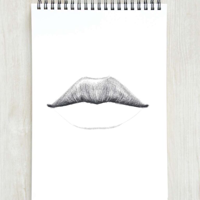 How To Draw Lips Step-by-Step – Art In General
