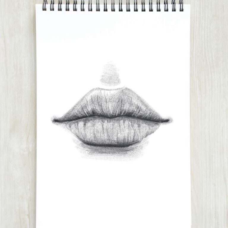 How To Draw Lips Step-by-Step – Art In General
