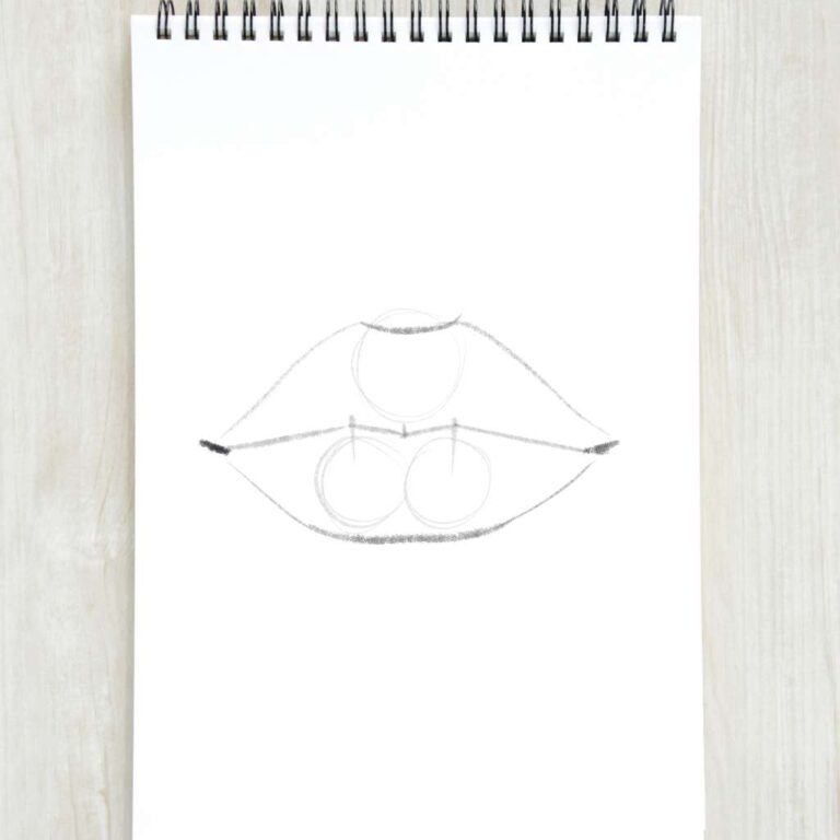 How To Draw Lips Step-by-Step – Art In General