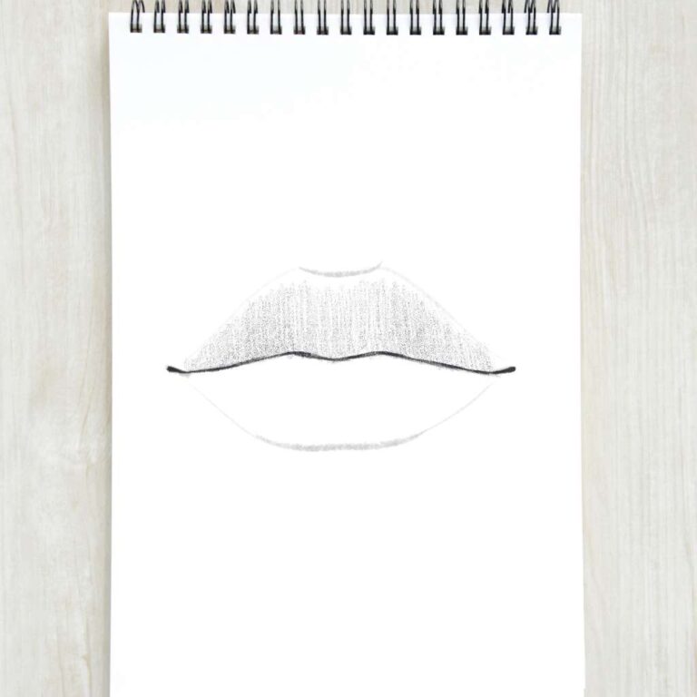 How To Draw Lips Step-by-Step – Art In General