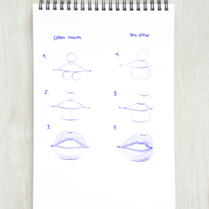 How To Draw Lips Step-by-Step – Art In General