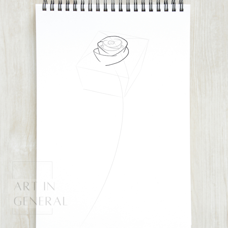 How To Draw A Rose – A Step-by-Step Art Tutorial – Art In General