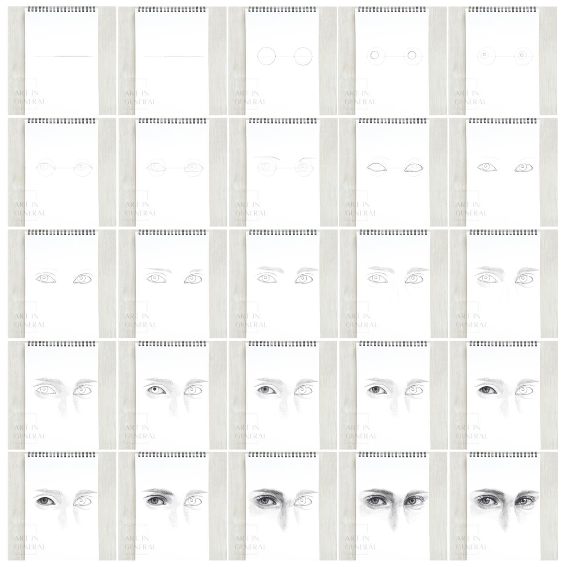 How To Draw Eyes Step-by-Step – Art In General