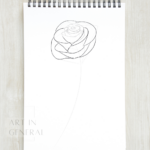 How To Draw A Rose – A Step-by-Step Art Tutorial – Art In General